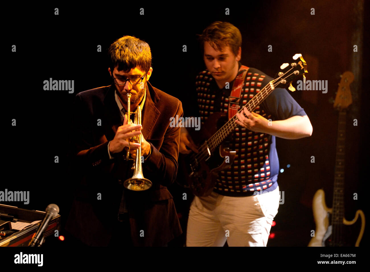 BARCELONA - MAY 26: The Free Fall Band (band) performs at Heineken ...
