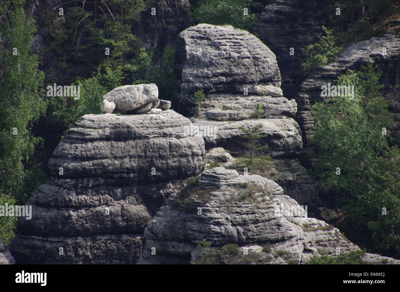 Elbe Sandstone Mountains Stock Photo - Alamy