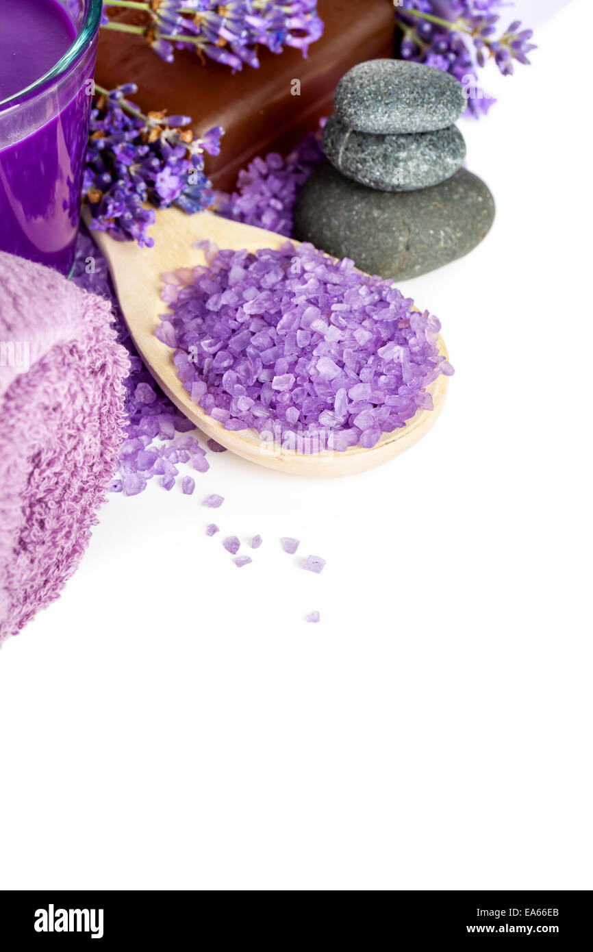 Lavender spa hi-res stock photography and images - Alamy