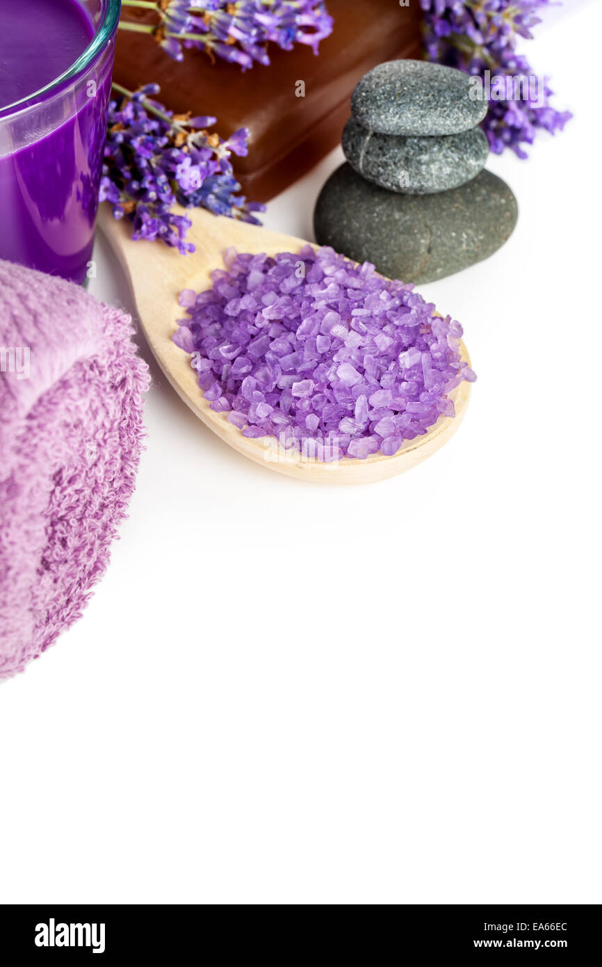 Lavender spa hi-res stock photography and images - Alamy