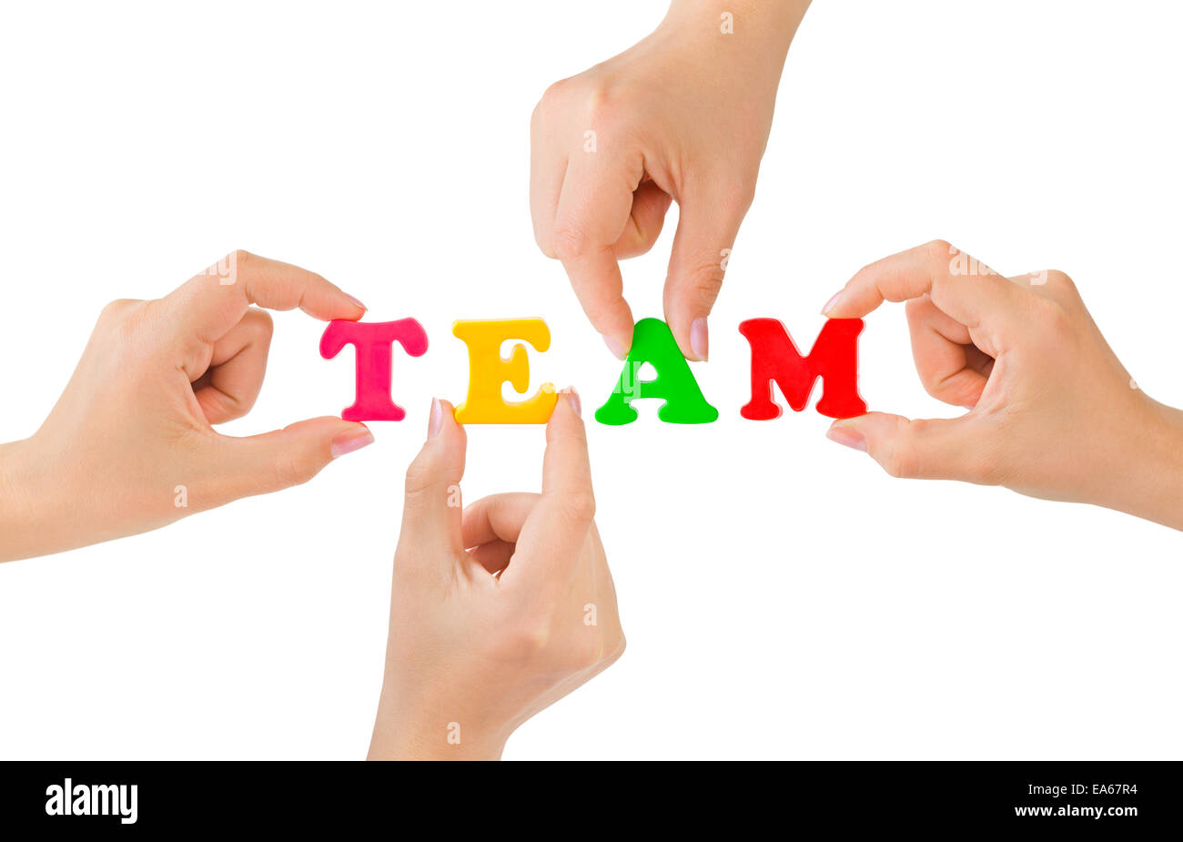 Hand hands strategy game Cut Out Stock Images & Pictures - Alamy