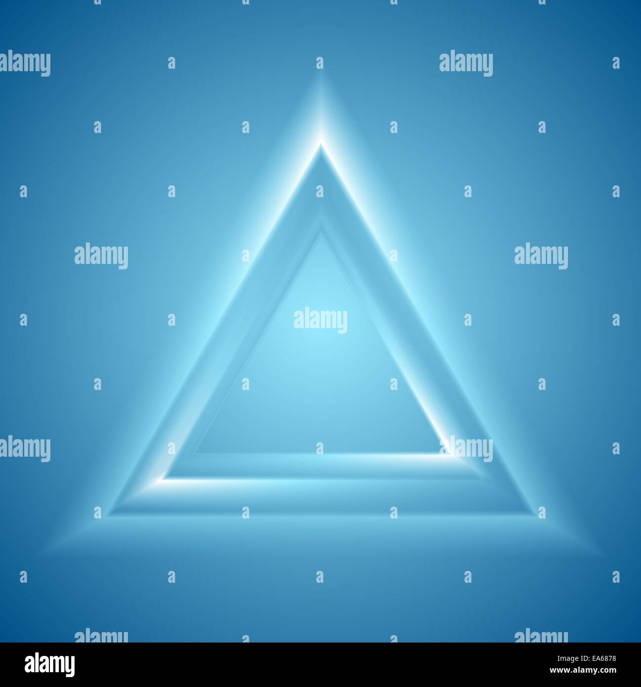 Shiny triangle design Stock Photo - Alamy