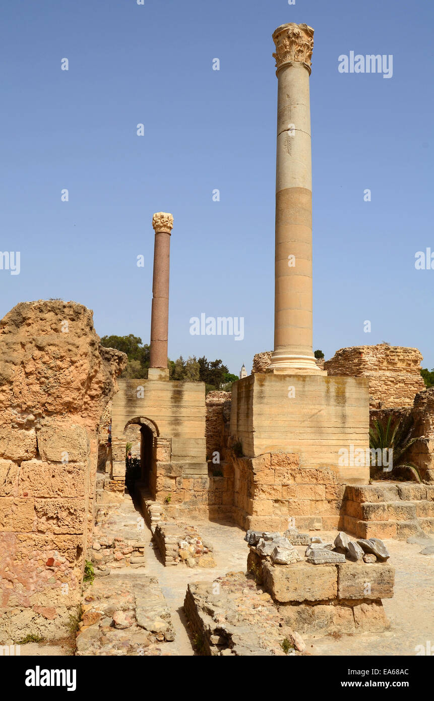 Archaeological site of carthage ruins hi-res stock photography and ...