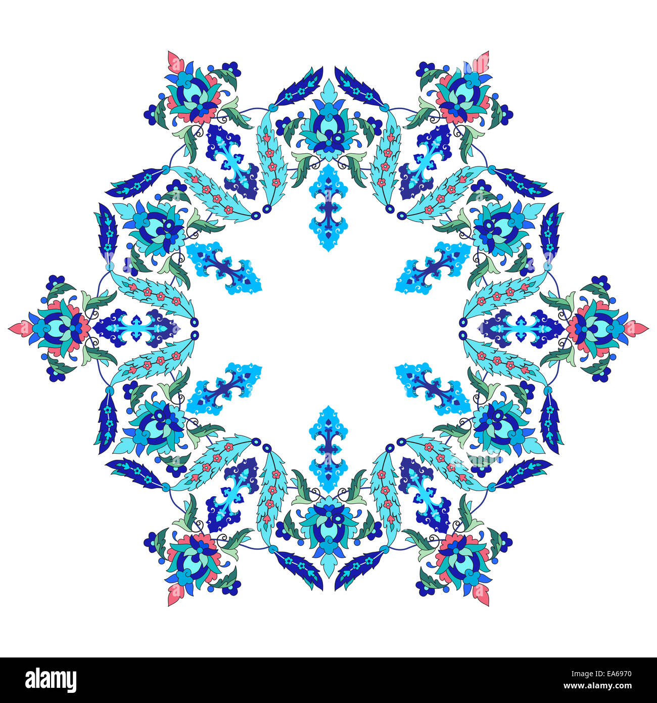 Ottoman motifs design series seventy Stock Photo - Alamy