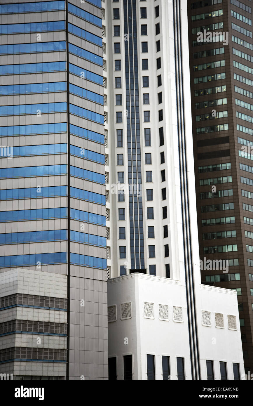 Modern banking towers Stock Photo - Alamy