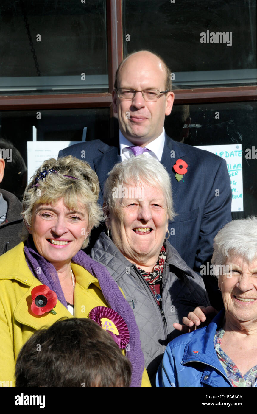 Rochester, UK. 07th Nov, 2014. UKIP's Mark Reckless visits Cuxton ...
