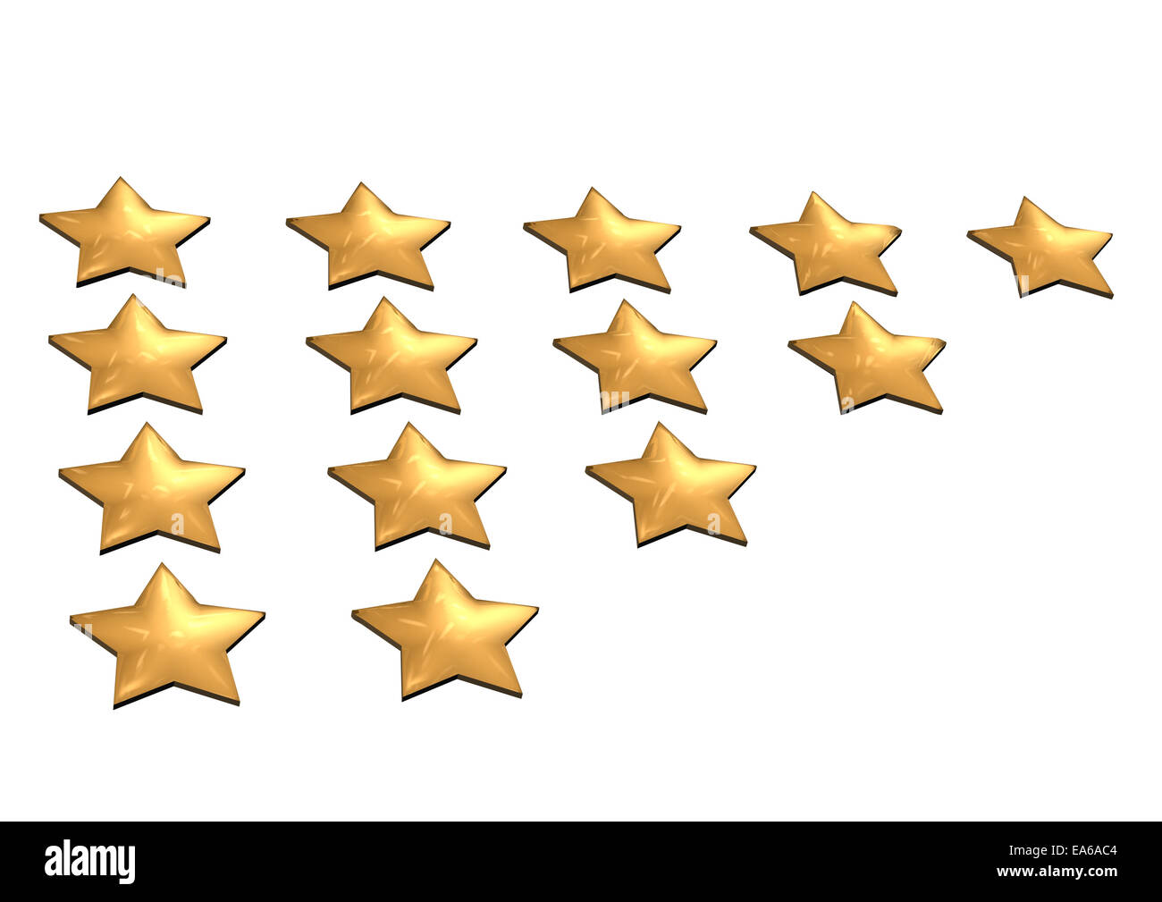 Shiny gold star small stars Cut Out Stock Images & Pictures - Alamy