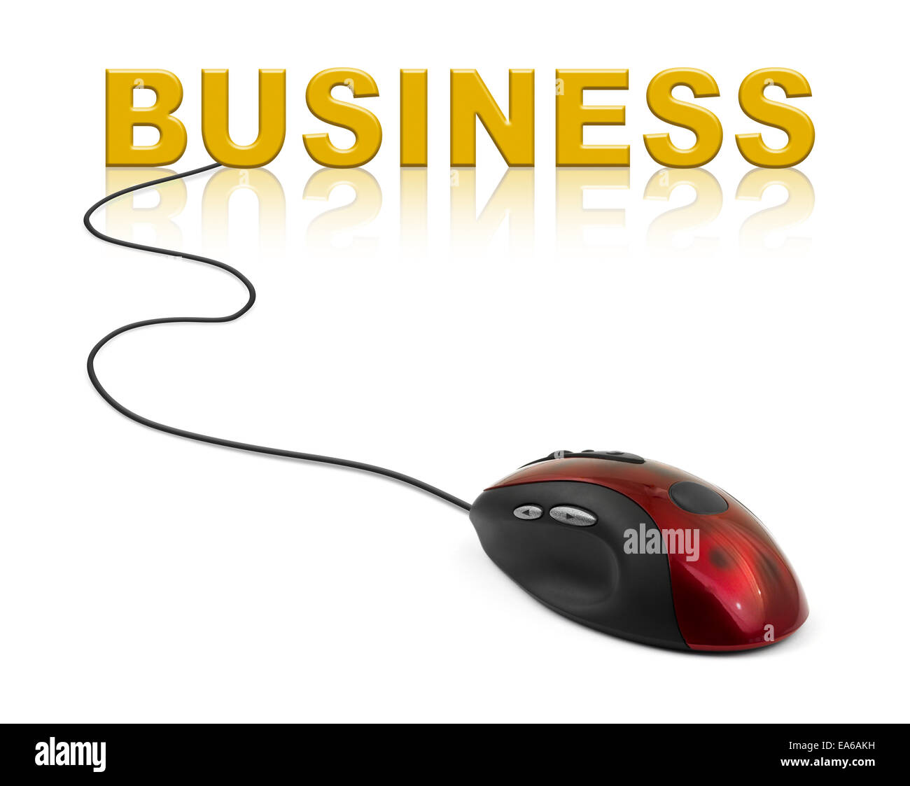 Computer mouse and word Business Stock Photo - Alamy