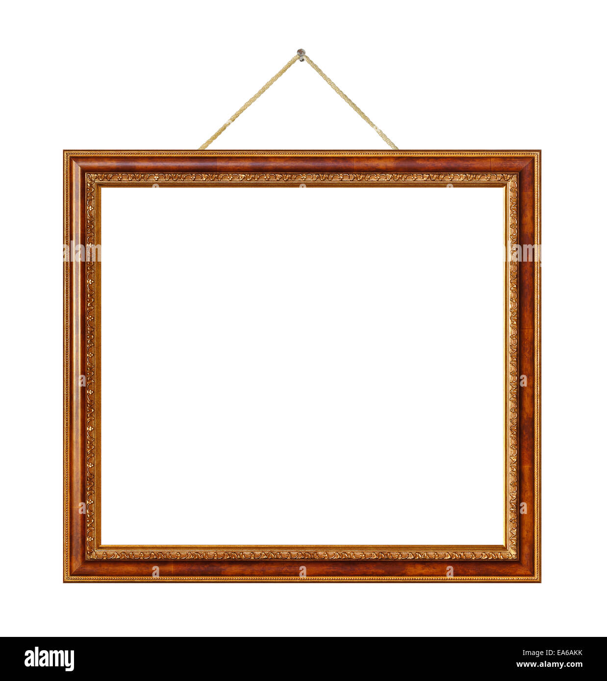 Old fashion retro gold picture hi-res stock photography and images - Alamy