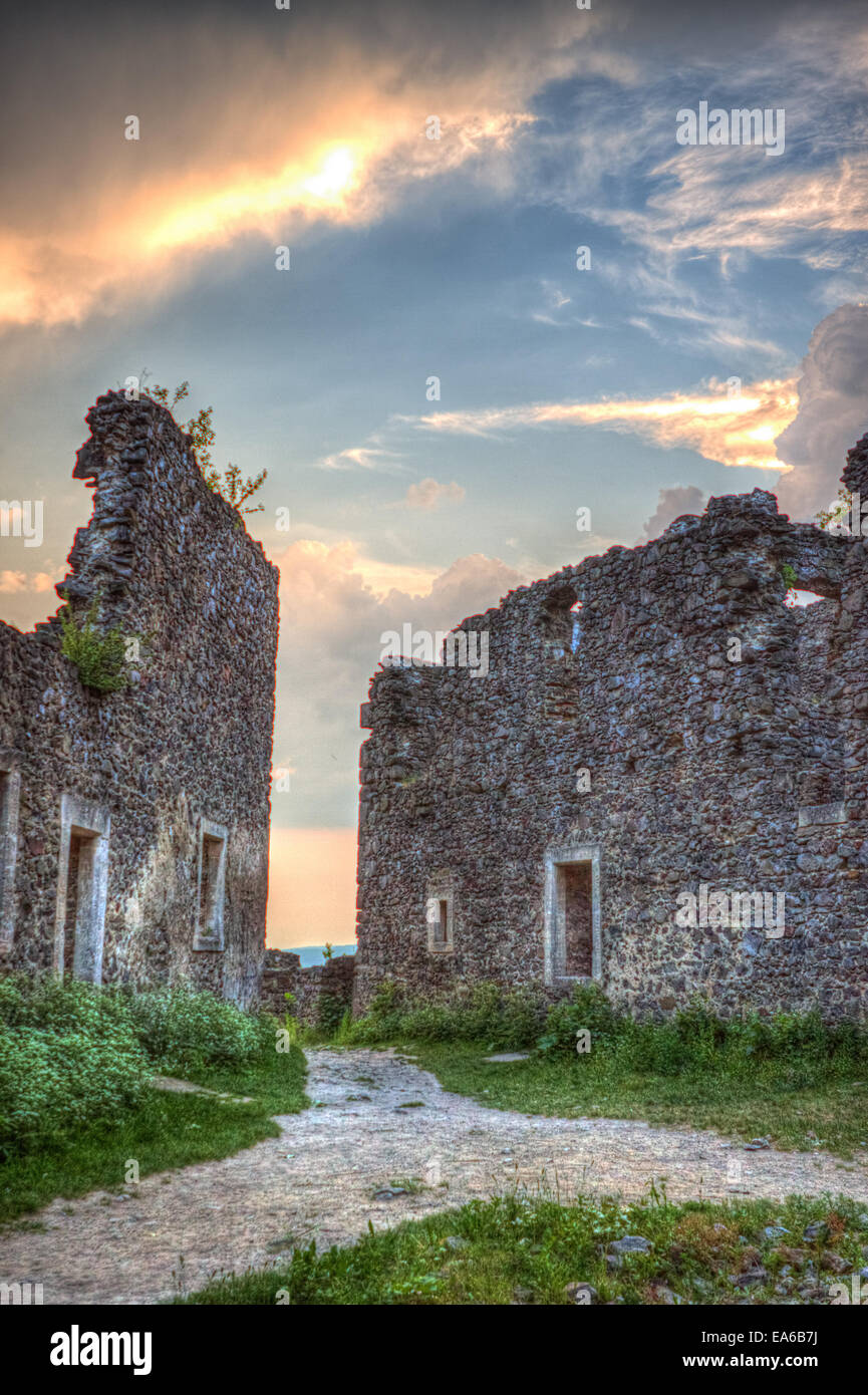 Castle ruins Nevitsky Stock Photo - Alamy
