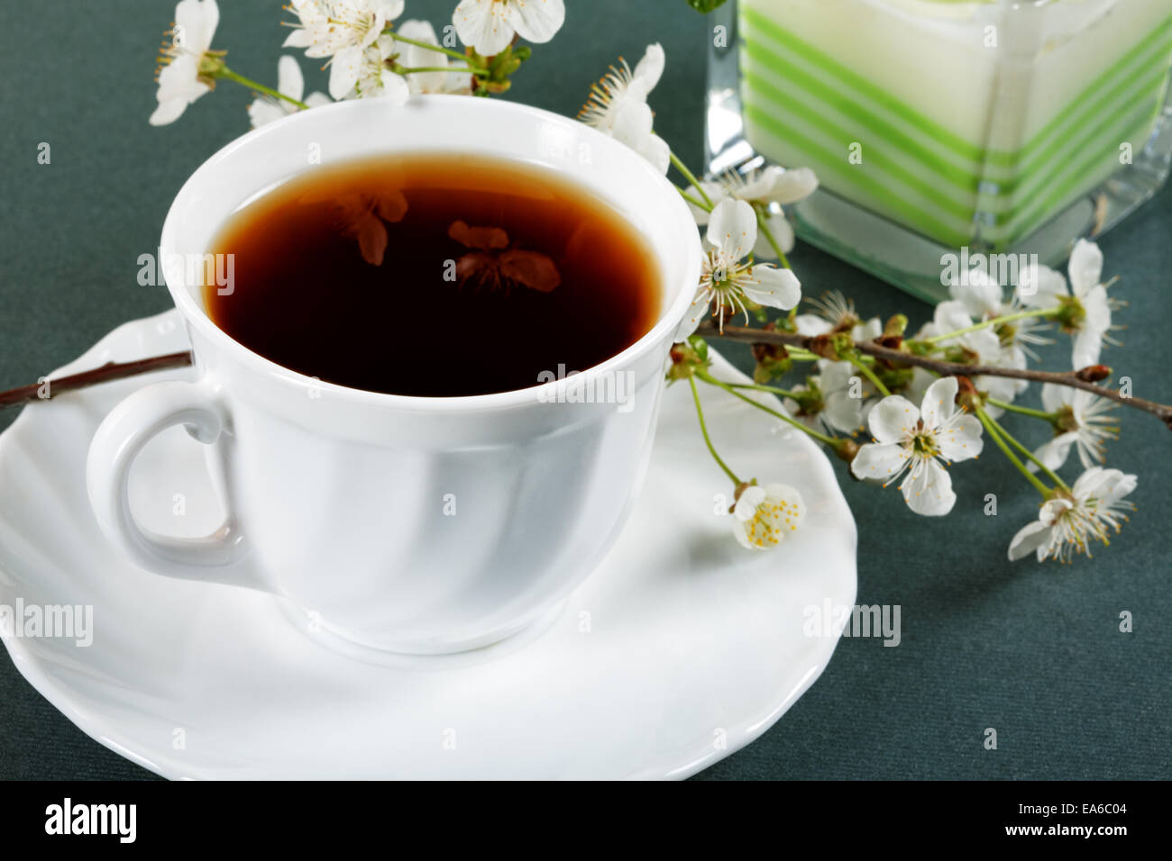 Cherry tea cup hi-res stock photography and images - Alamy