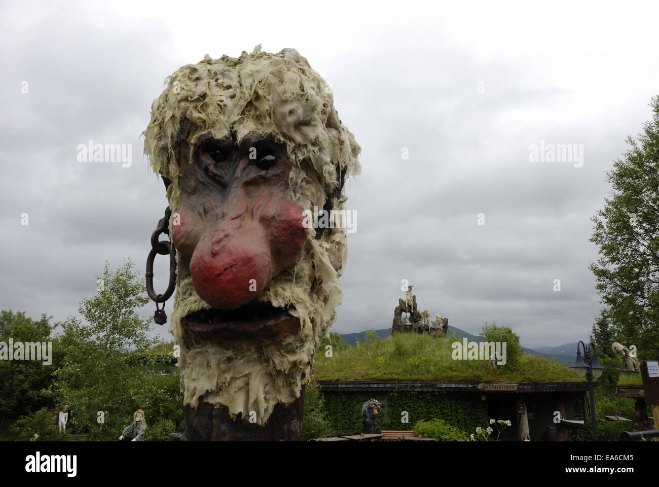 Troll in Senjatrollet on Senja Stock Photo - Alamy