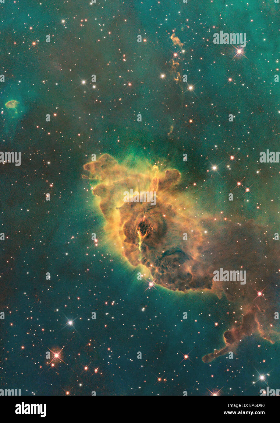 Being shone nebula Stock Photo - Alamy