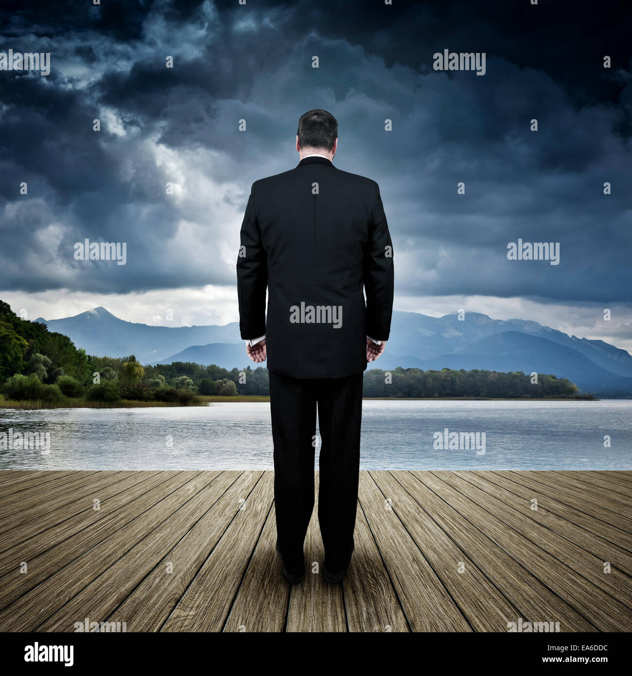 Black and white bad weather hi-res stock photography and images - Alamy