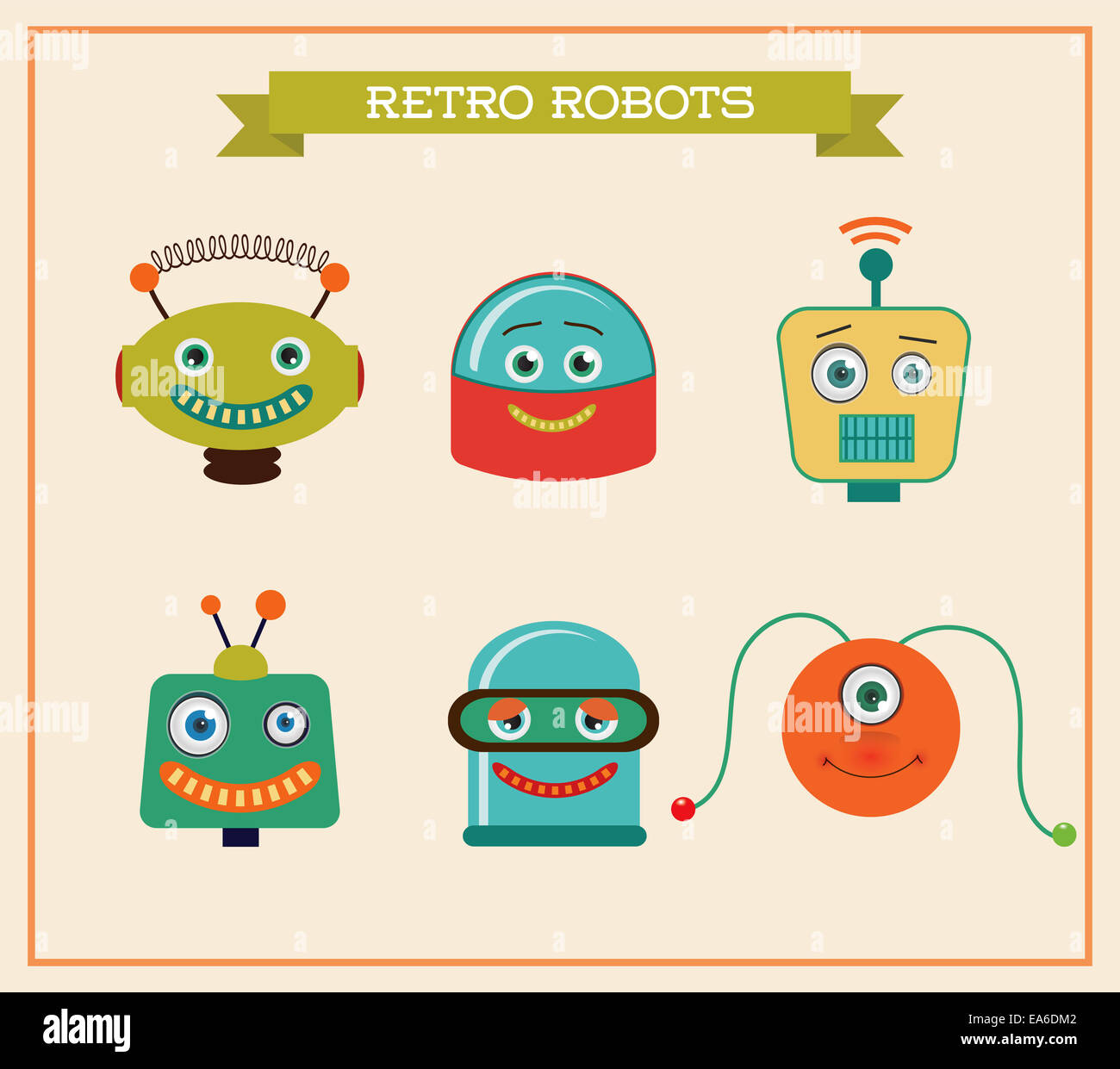 Retro robots hi-res stock photography and images - Alamy
