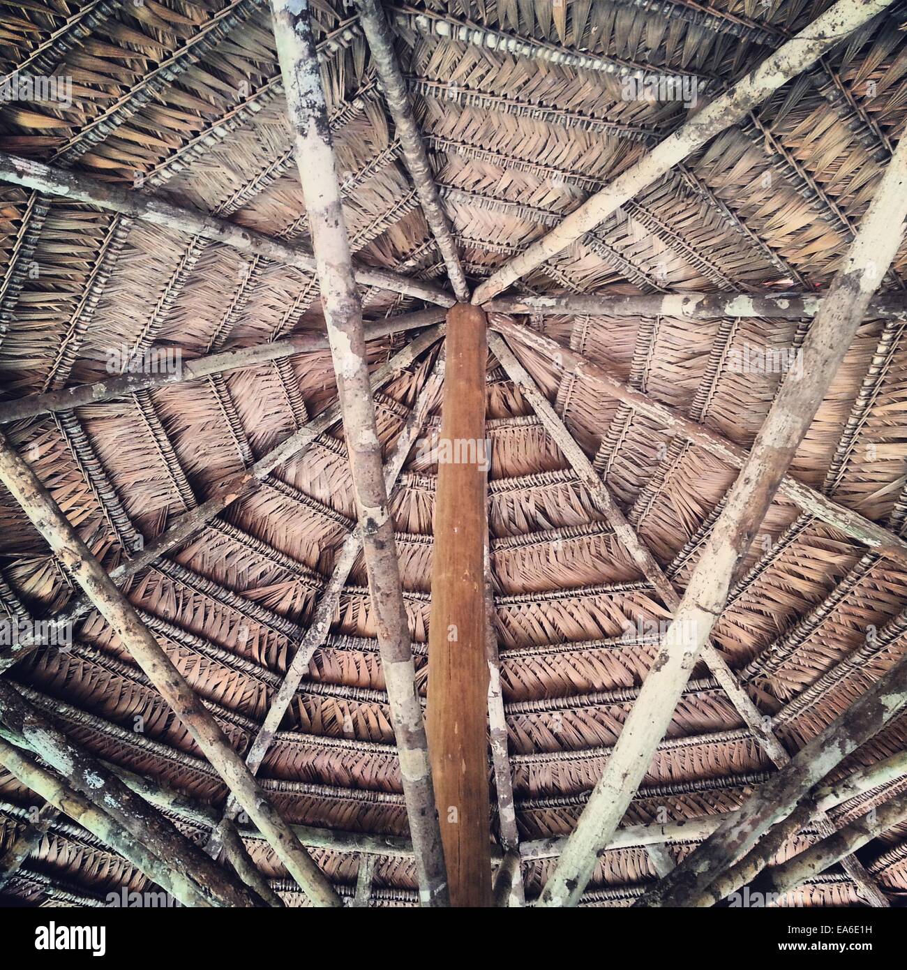 Brazil, North Region, Indigenous architecture Stock Photo - Alamy