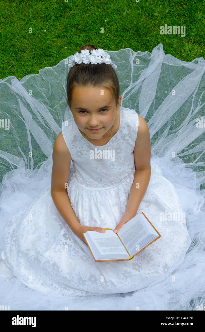 First Holy Communion Stock Photo - Alamy