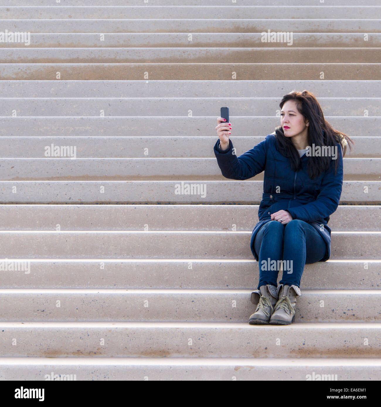 Sitting On Step Steps High Resolution Stock Photography and Images - Alamy