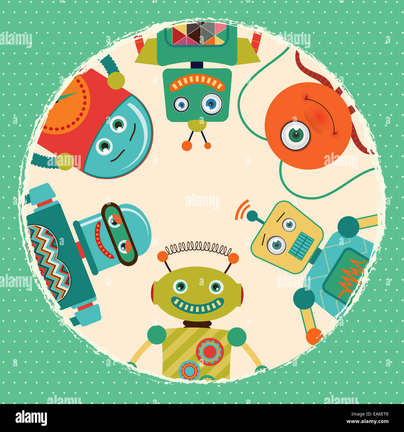 Retro robots hi-res stock photography and images - Alamy