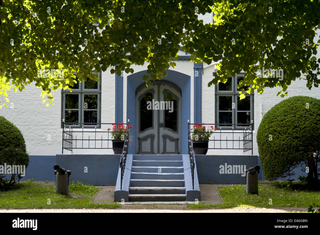 Old Farmhouse in Tating in Germany Stock Photo - Alamy