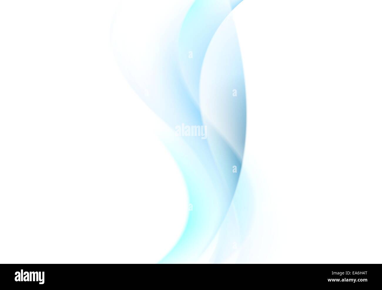 Gradient wavy blue background Cut Out Stock Images & Pictures - Alamy