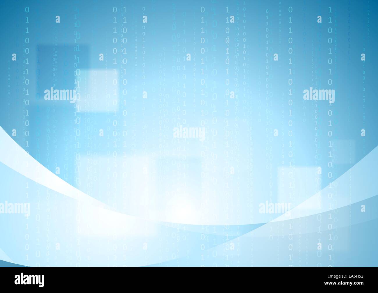 Bright blue tech background Stock Photo - Alamy