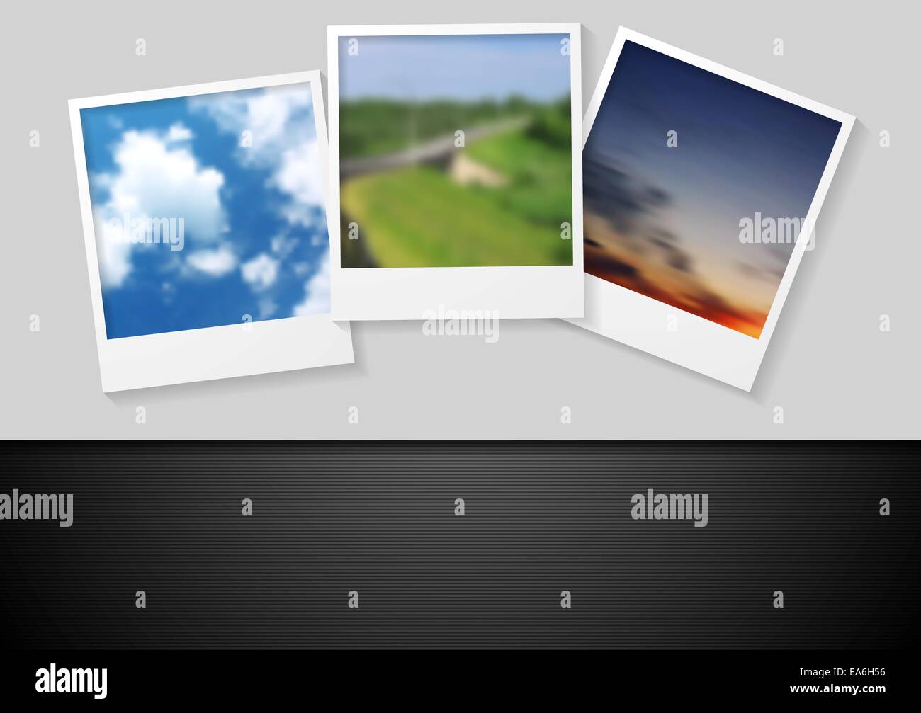 Polaroid photo abstract background Stock Photo - Alamy