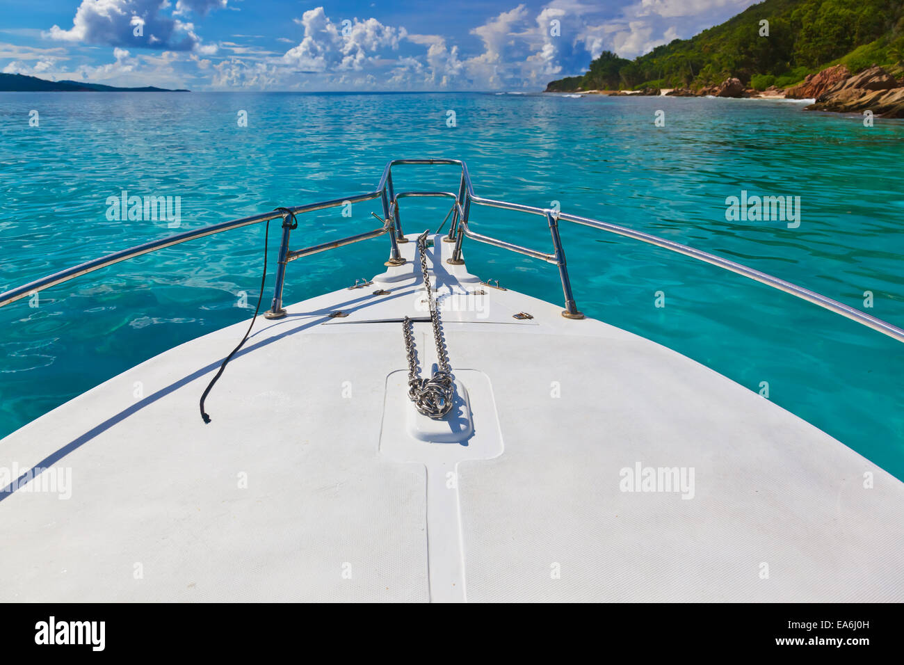 Seychelles fishing boat hi-res stock photography and images - Alamy