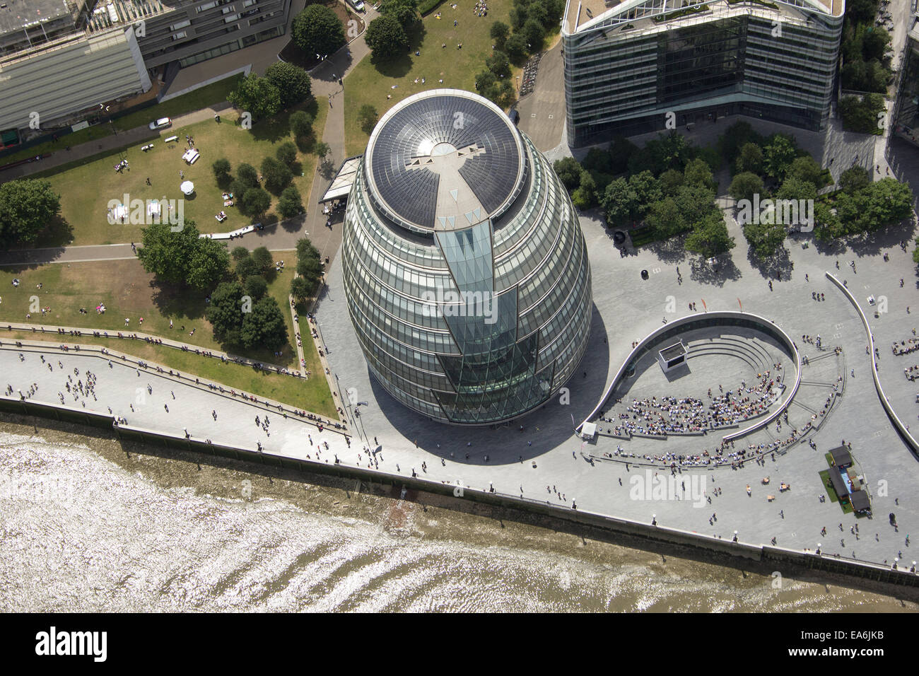 UK, London, City Hall and the Scoop Stock Photo - Alamy