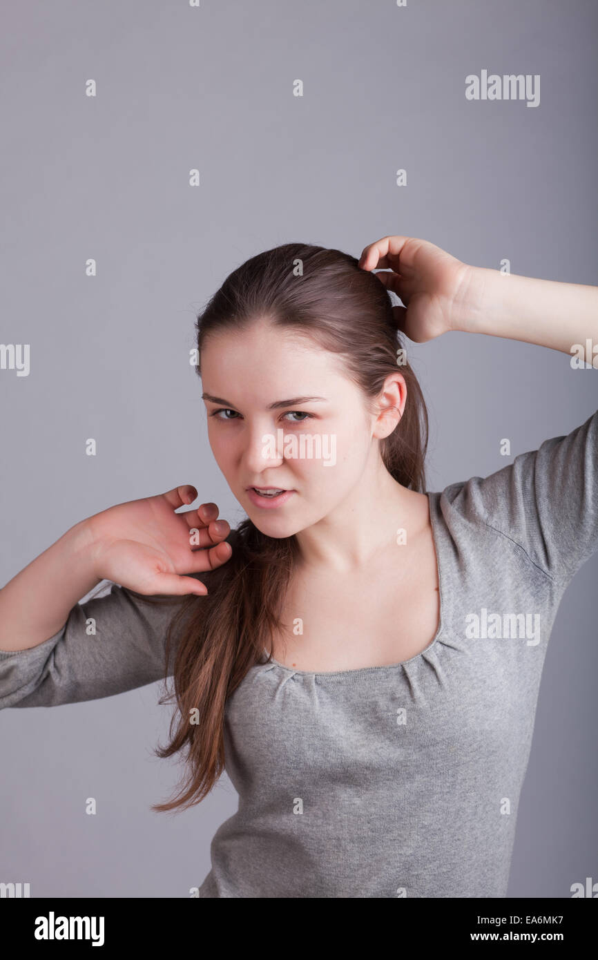 Stretch vertical hi-res stock photography and images - Alamy