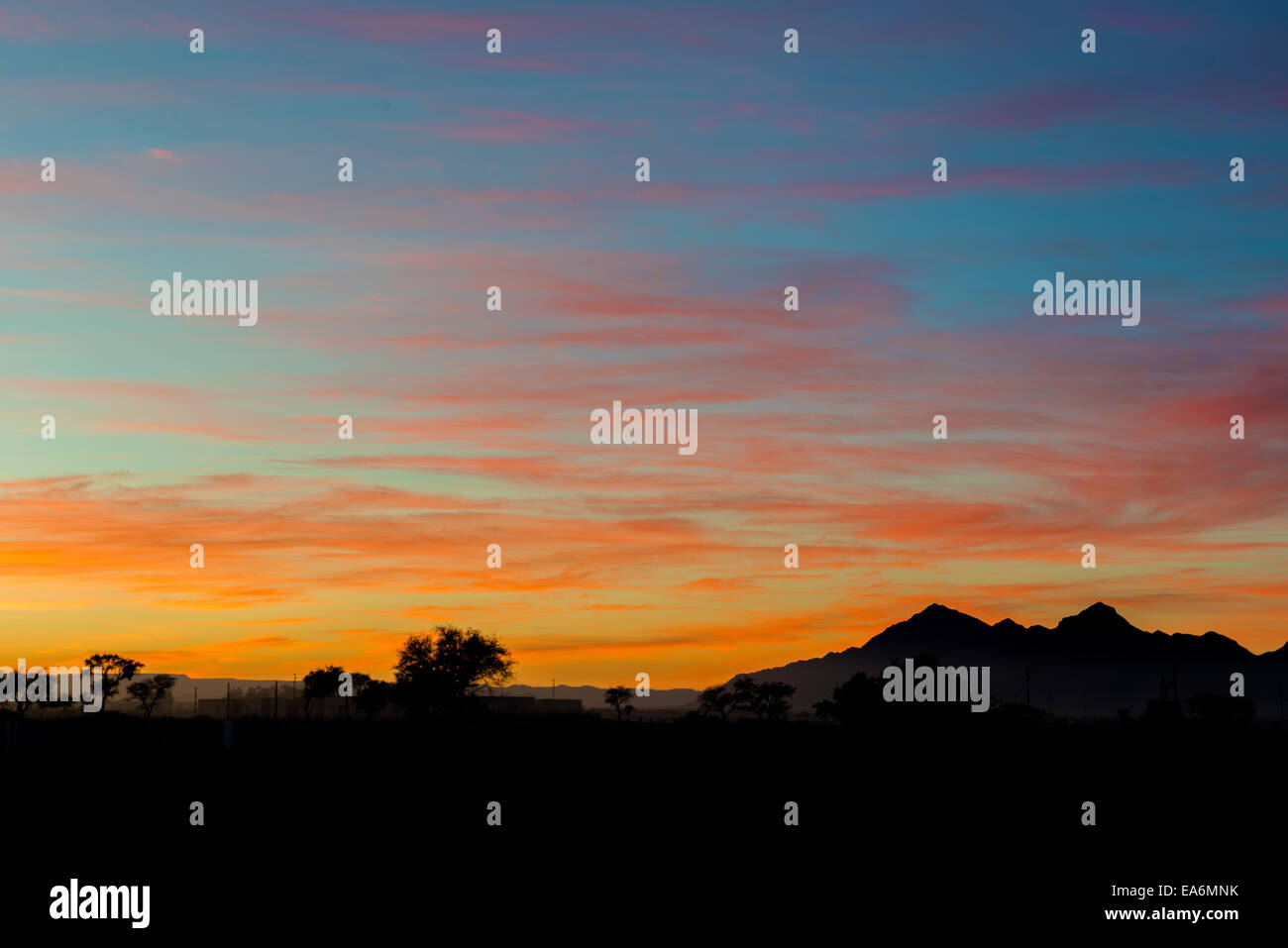 Sunset in the Namib Desert Stock Photo - Alamy