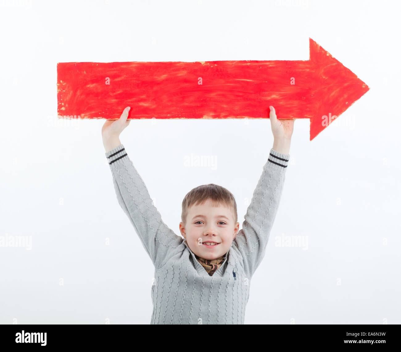 boy with an arrow Stock Photo - Alamy