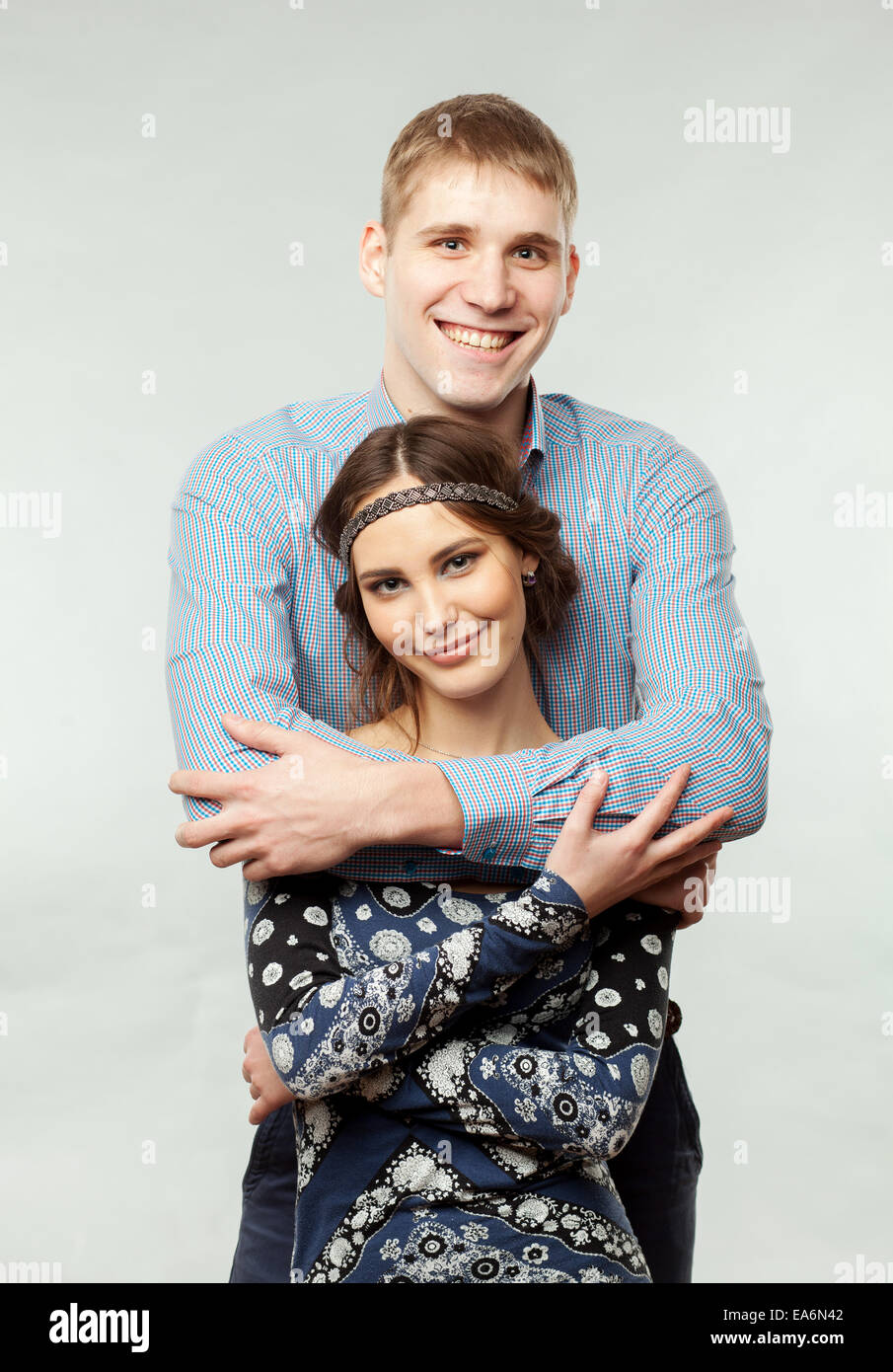 guy and girl Stock Photo - Alamy