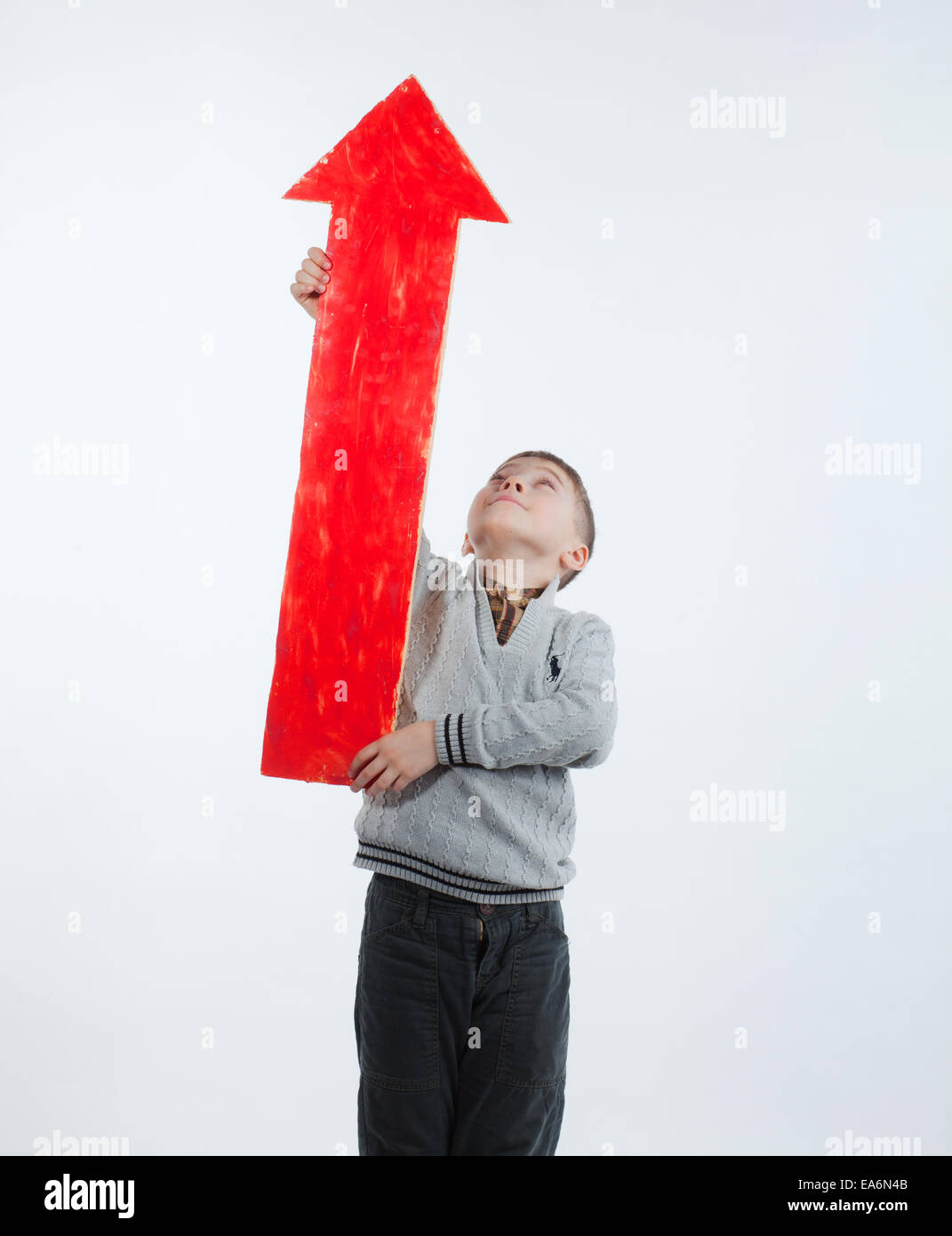 boy with an arrow Stock Photo - Alamy