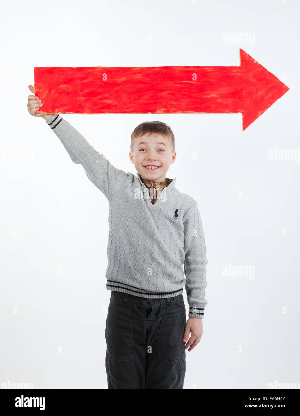 boy with an arrow Stock Photo - Alamy