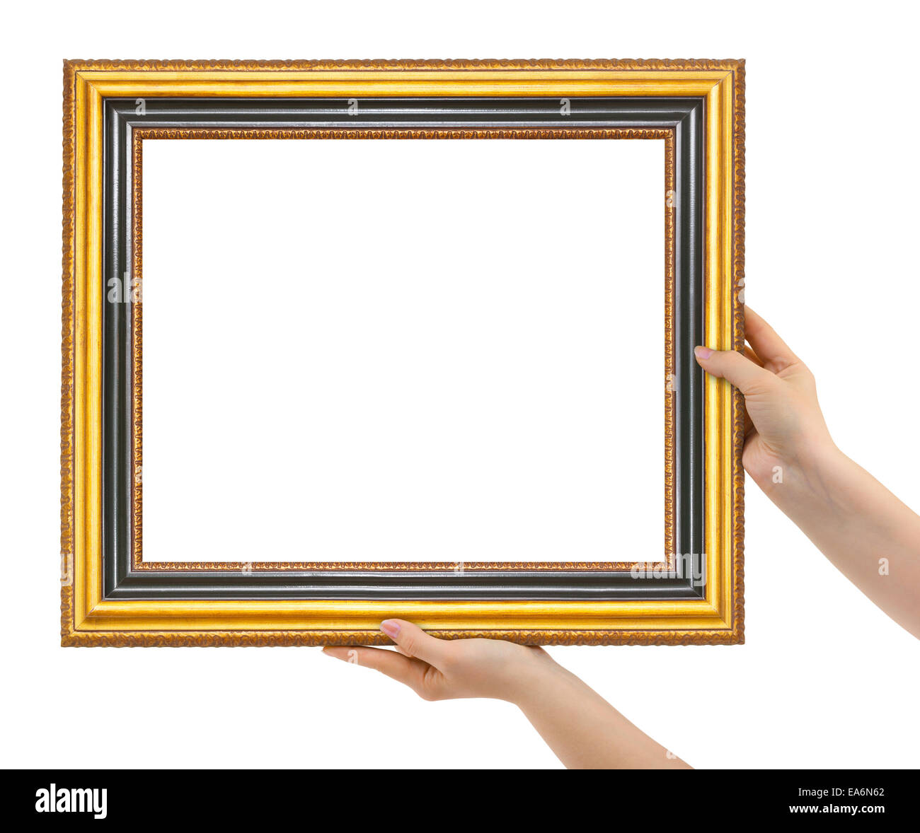 Frame in hands Stock Photo - Alamy