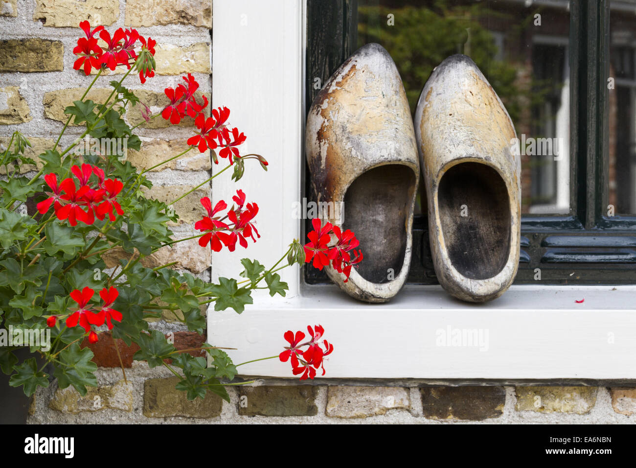 clogs as a decoration Stock Photo - Alamy