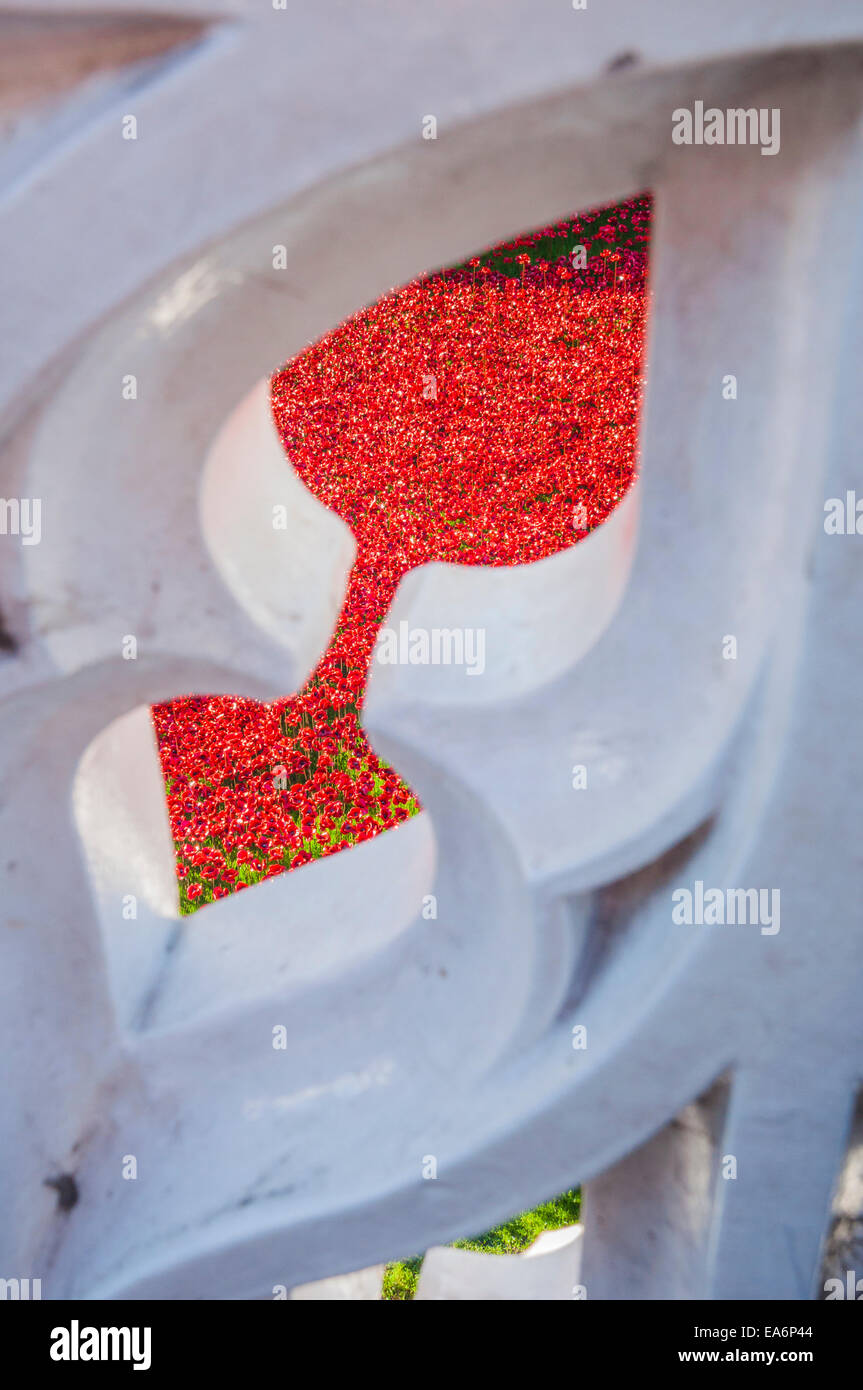 Blood swept lands and seas of red is an art installation by Paul ...