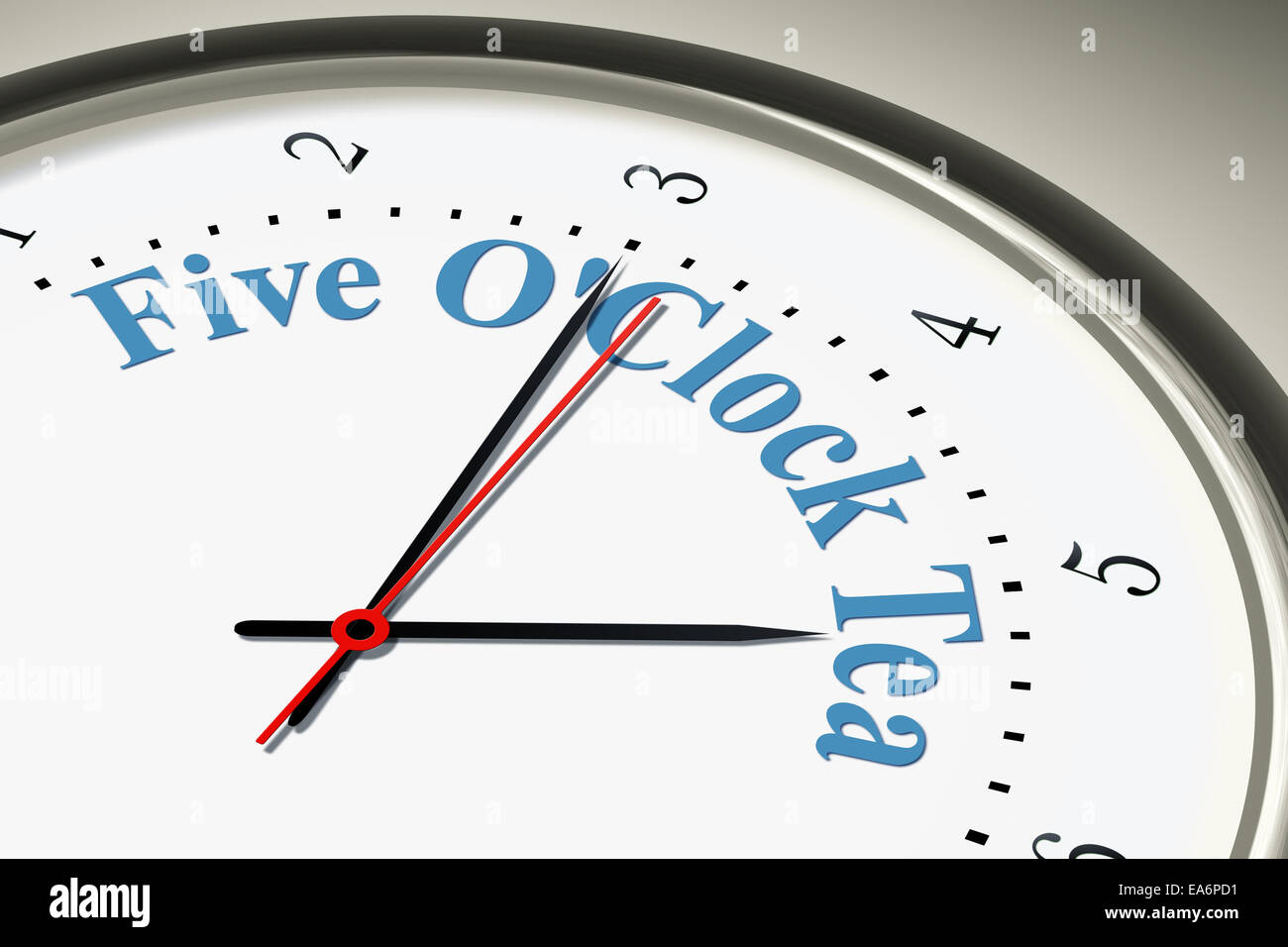 Five O'Clock Tea Stock Photo - Alamy