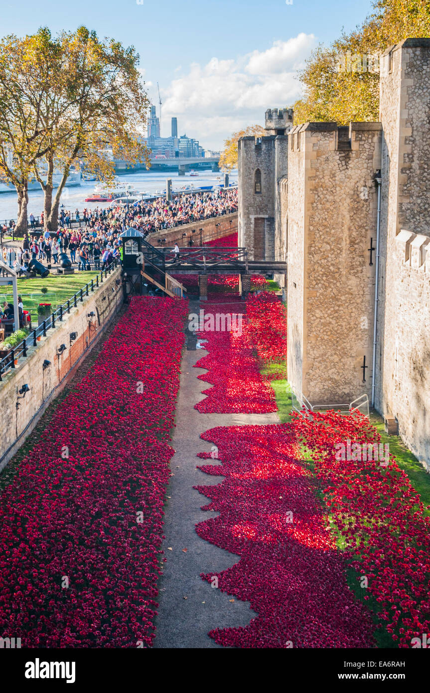 Blood swept lands and seas of red is an art installation by Paul ...