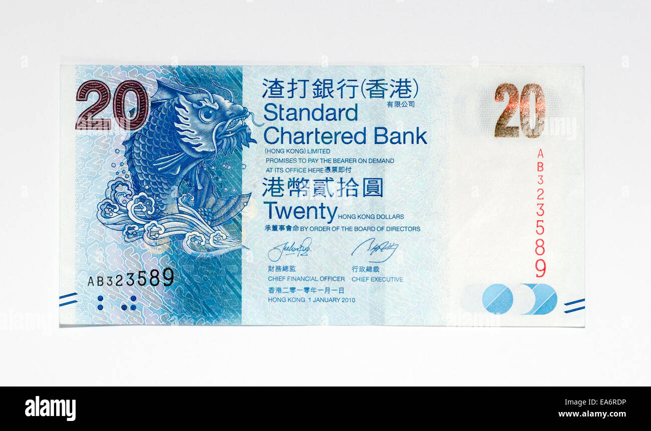 Hong kong 20 dollar note hi-res stock photography and images - Alamy