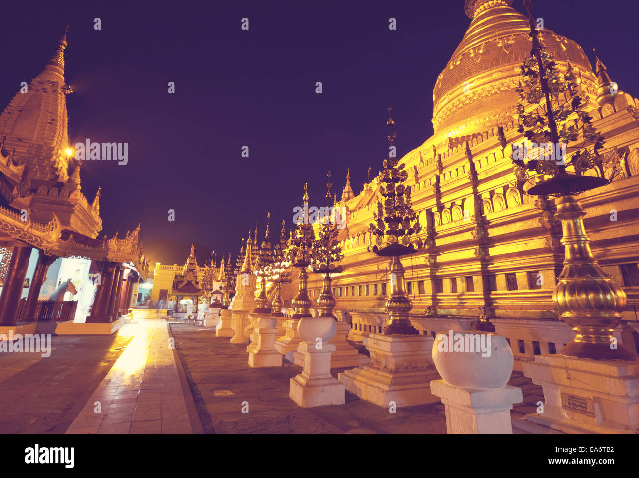 Temple in Myanmar Stock Photo - Alamy