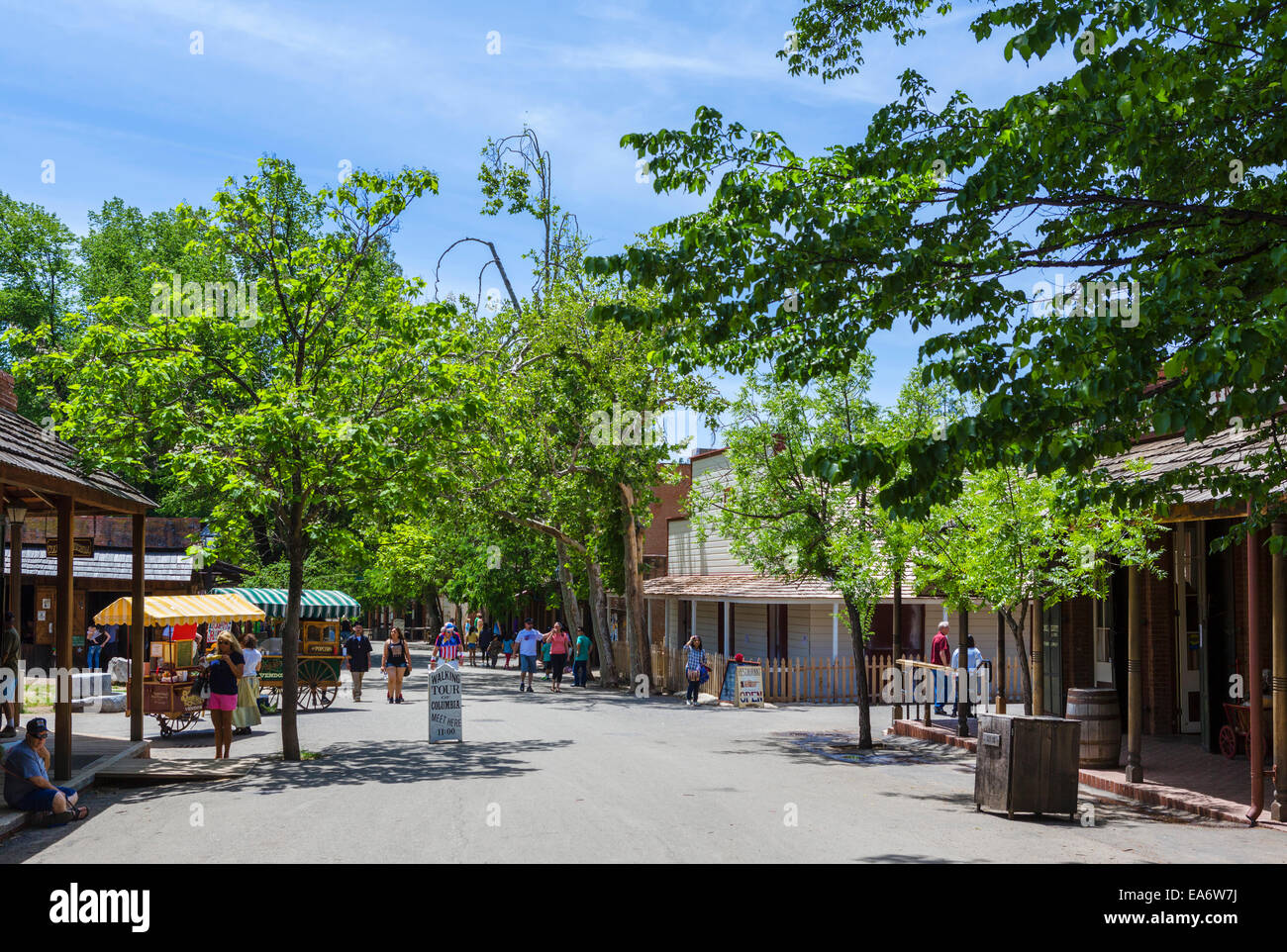 Old gold mining town of Columbia, Columbia State Historic Park ...