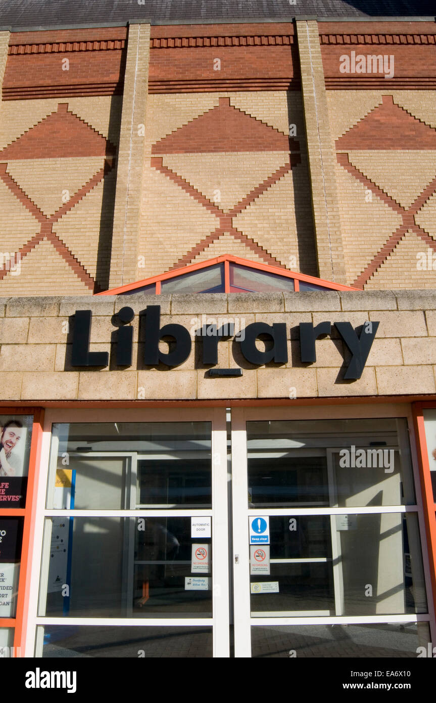public libraries library book lending Scunthorpe uk Stock Photo - Alamy