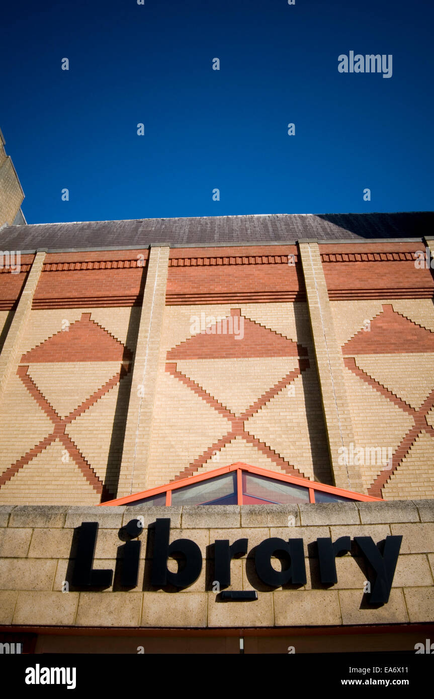public libraries library book lending Scunthorpe uk Stock Photo - Alamy