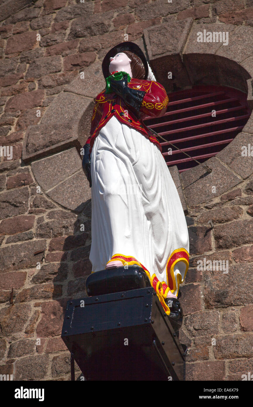 Figurehead at the Maritime Museum at St Helier Jersey Stock Photo - Alamy