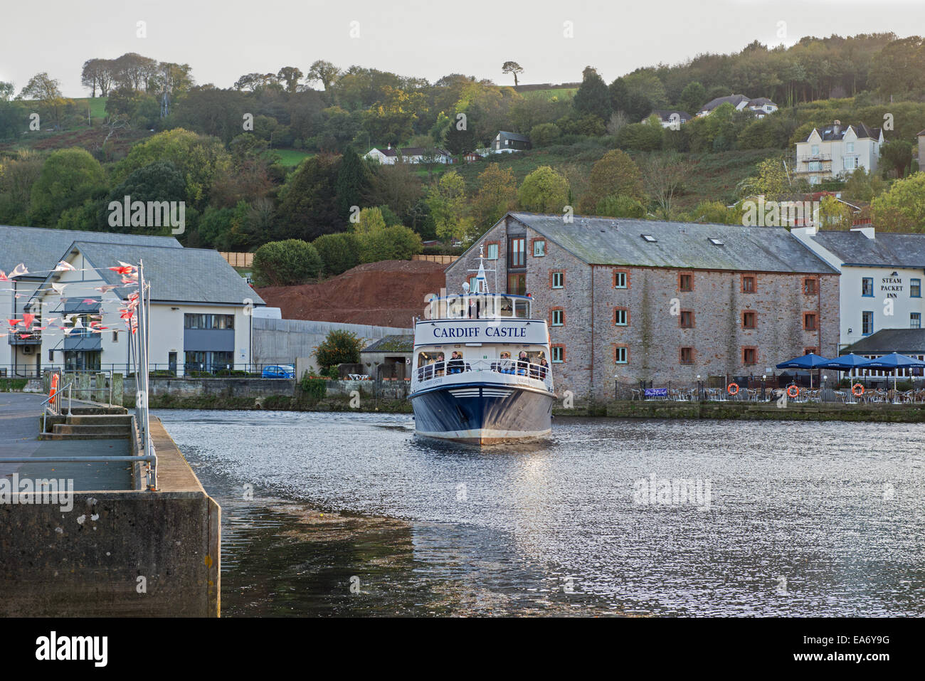 Cardiff Castle twin screw passenger vessel, operating on the River Dart ...
