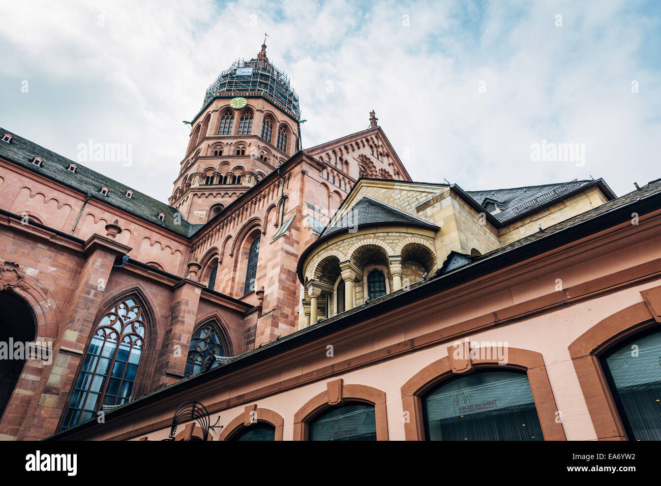 Street view in Mainz, Germany Stock Photo - Alamy