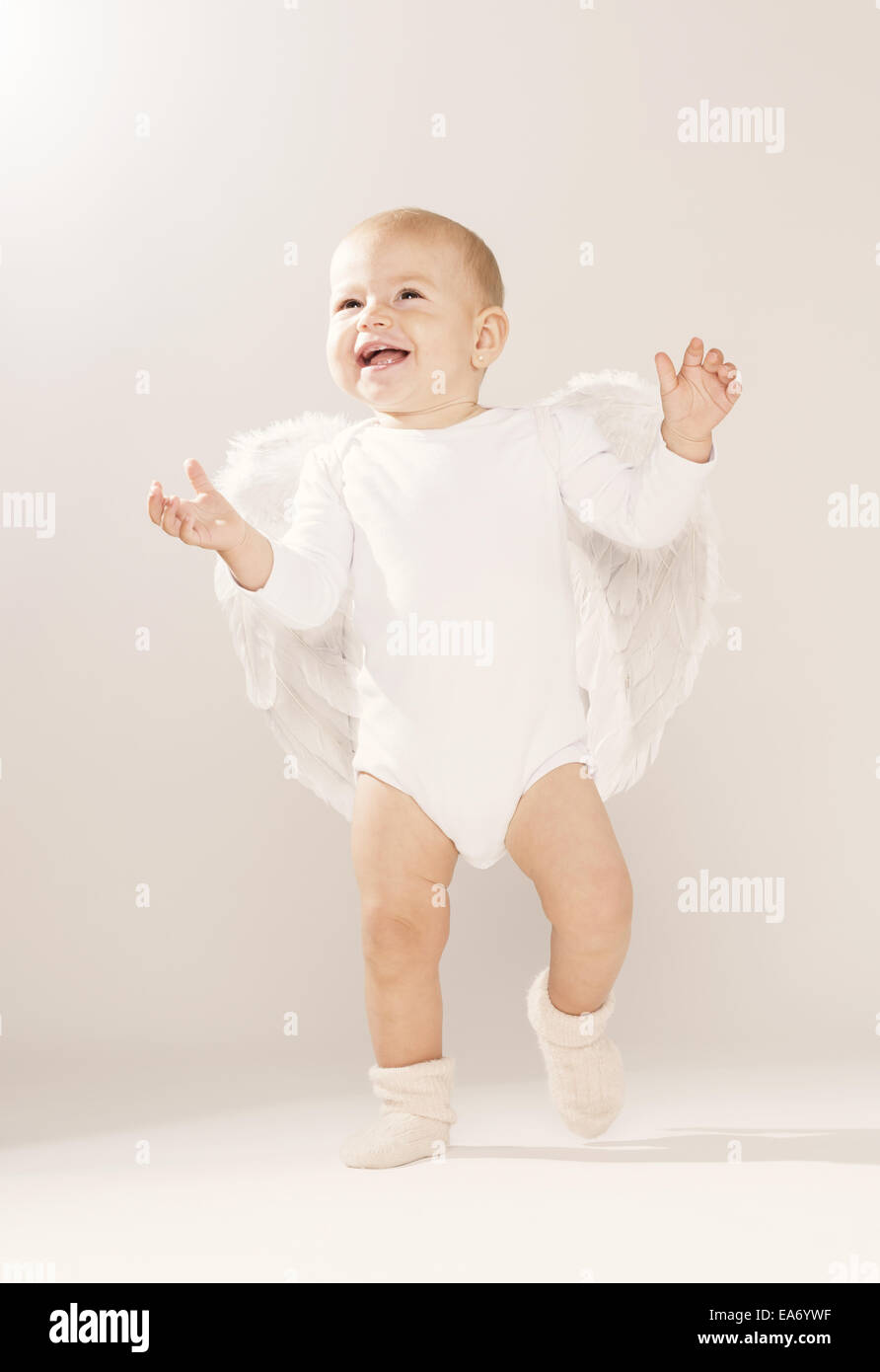 Baby with wings hi-res stock photography and images - Alamy