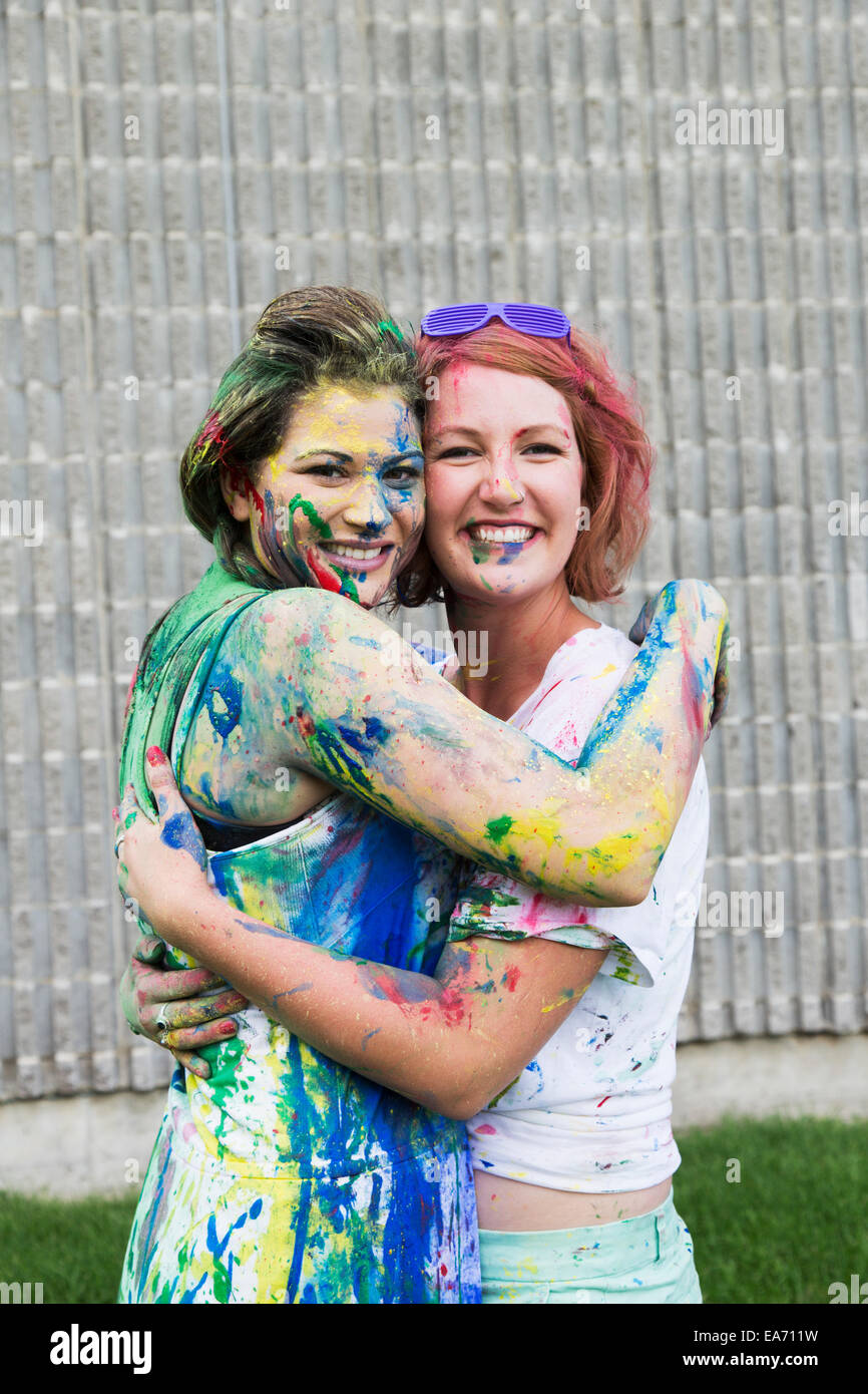 Paint the Bride stagette party; Edmonton, Alberta, Canada Stock Photo ...